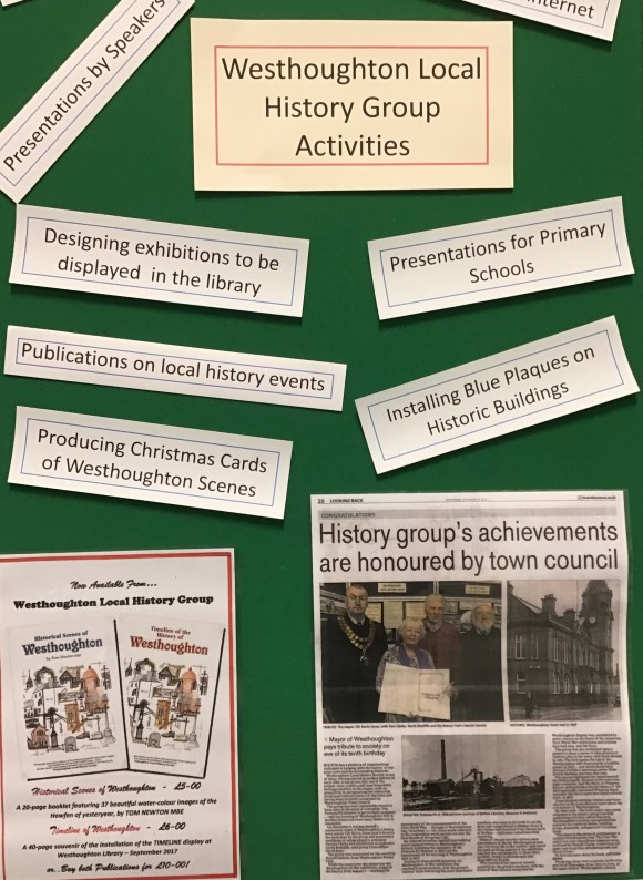 Summary of WLHG Activities – Westhoughton Local history